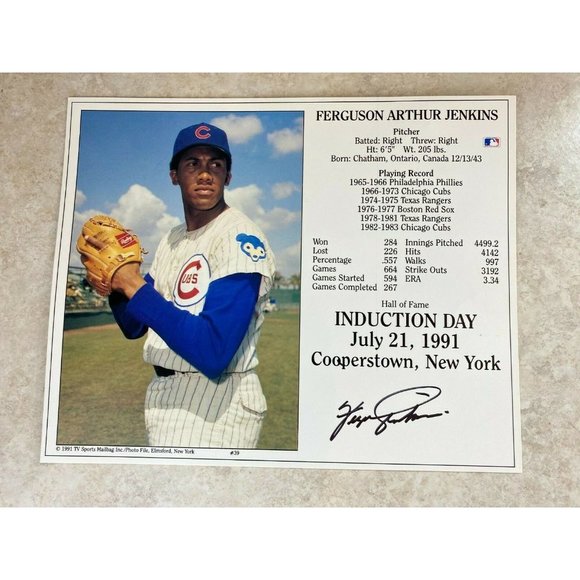 Photo File | Art | Ferguson Arthur Jenkins 991 Tv Sports Photo And ...